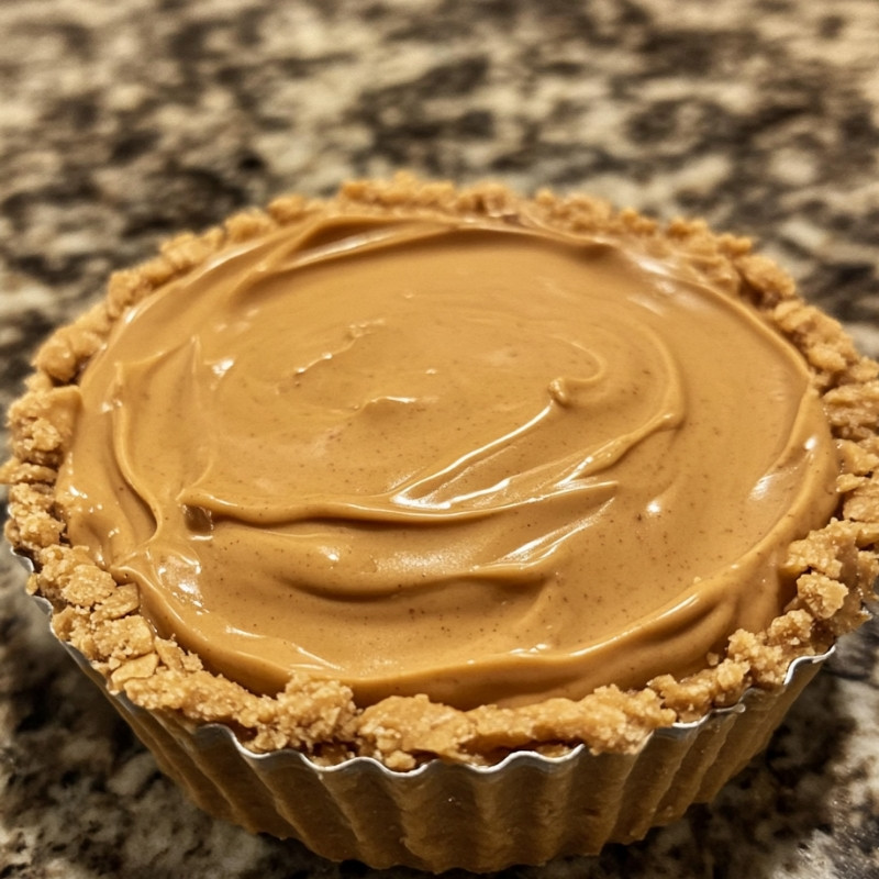 Creamy Peanut Butter Delight with a Crunchy Nutter Butter Crust - wigav.com