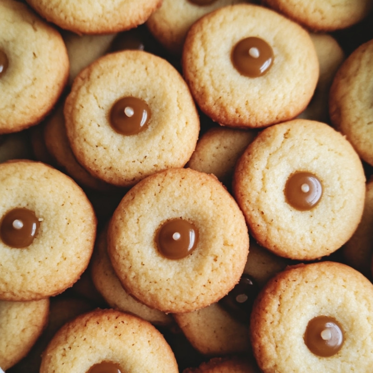Caramel Button Cookies - wigav.com