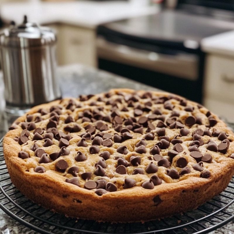 Chocolate Chip Cookie Cake - wigav.com