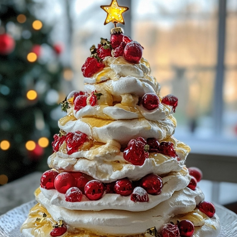 Christmas Tree Pavlova - wigav.com