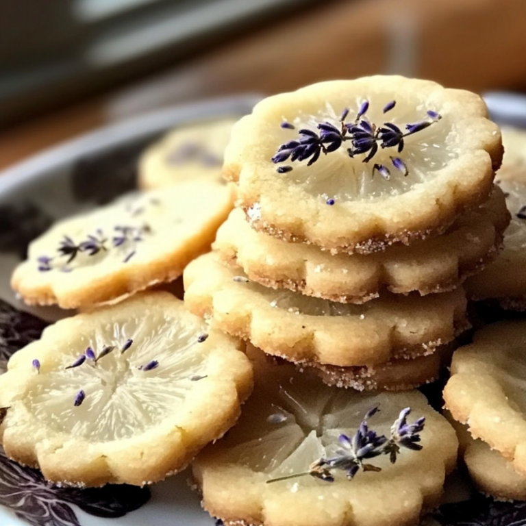 Lemon Lavender Shortbread Cookies - wigav.com