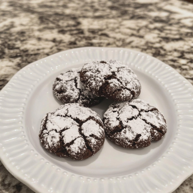 Midnight Crinkle Cookies - wigav.com