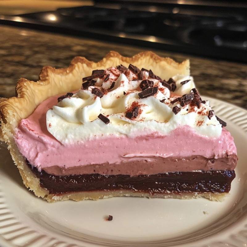 Neapolitan Delight Pie - wigav.com