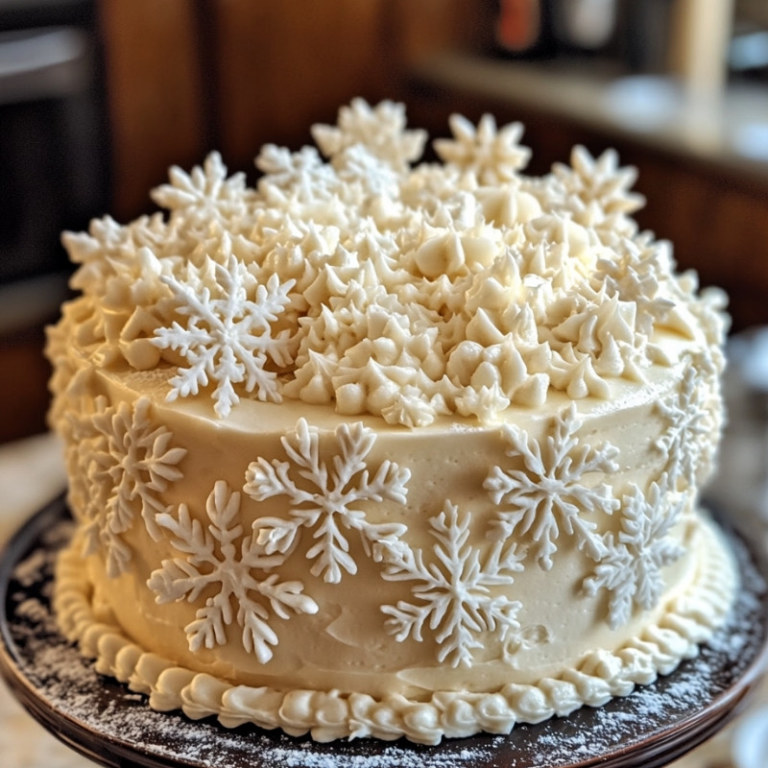 Snowflake Cake - wigav.com