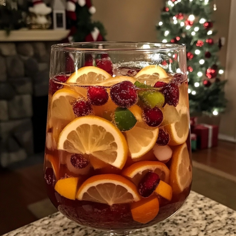 Non-Alcoholic Christmas Sangria Recipe - wigav.com